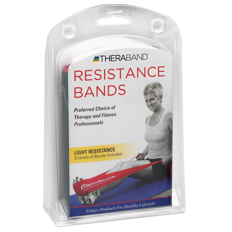 TheraBand Light Resistance Bands Set (3pk) | Health and Care